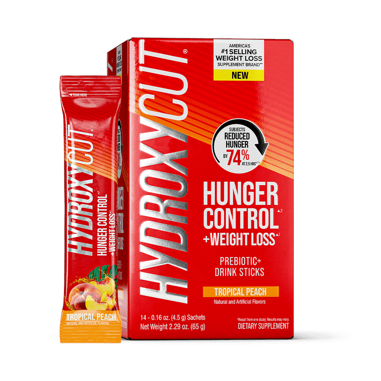 Hydroxycut Hunger Control +Weight Loss Drink Sticks