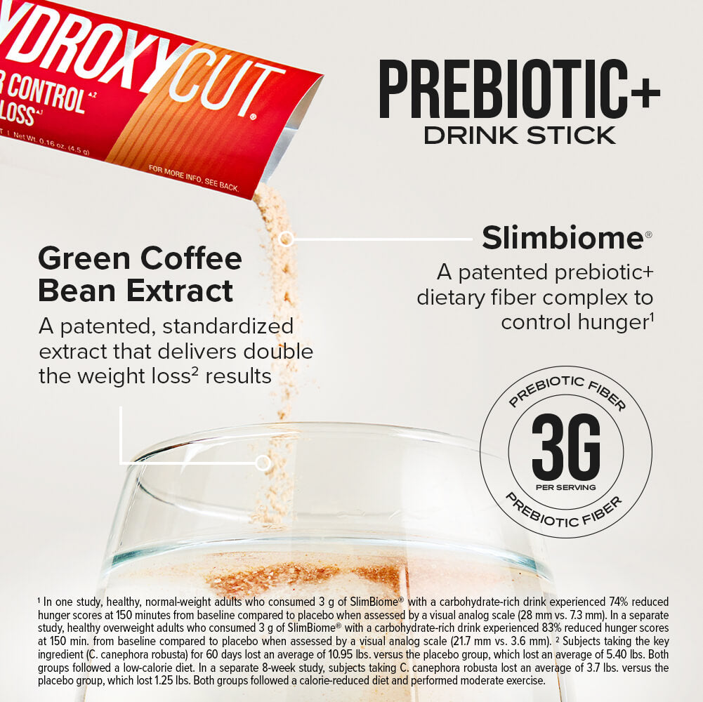 Hydroxycut Hunger Control +Weight Loss Drink Sticks